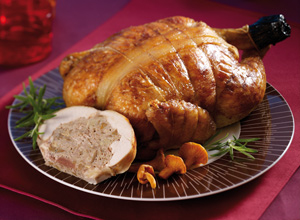 Recipe Stuffed Capon with Foie Gras Sauce - FRIJE