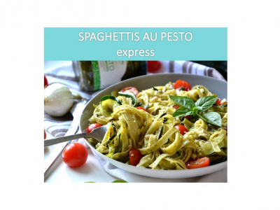 Recipe Zucchini Tagliatelle and Express Pesto Pasta - FRIJE