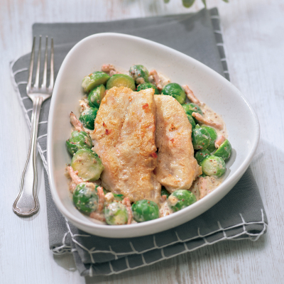 Recipe Rabbit Fricassee with Brussels Sprouts - FRIJE