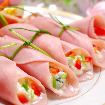 Recipe Ham cones with mixed vegetables - FRIJE