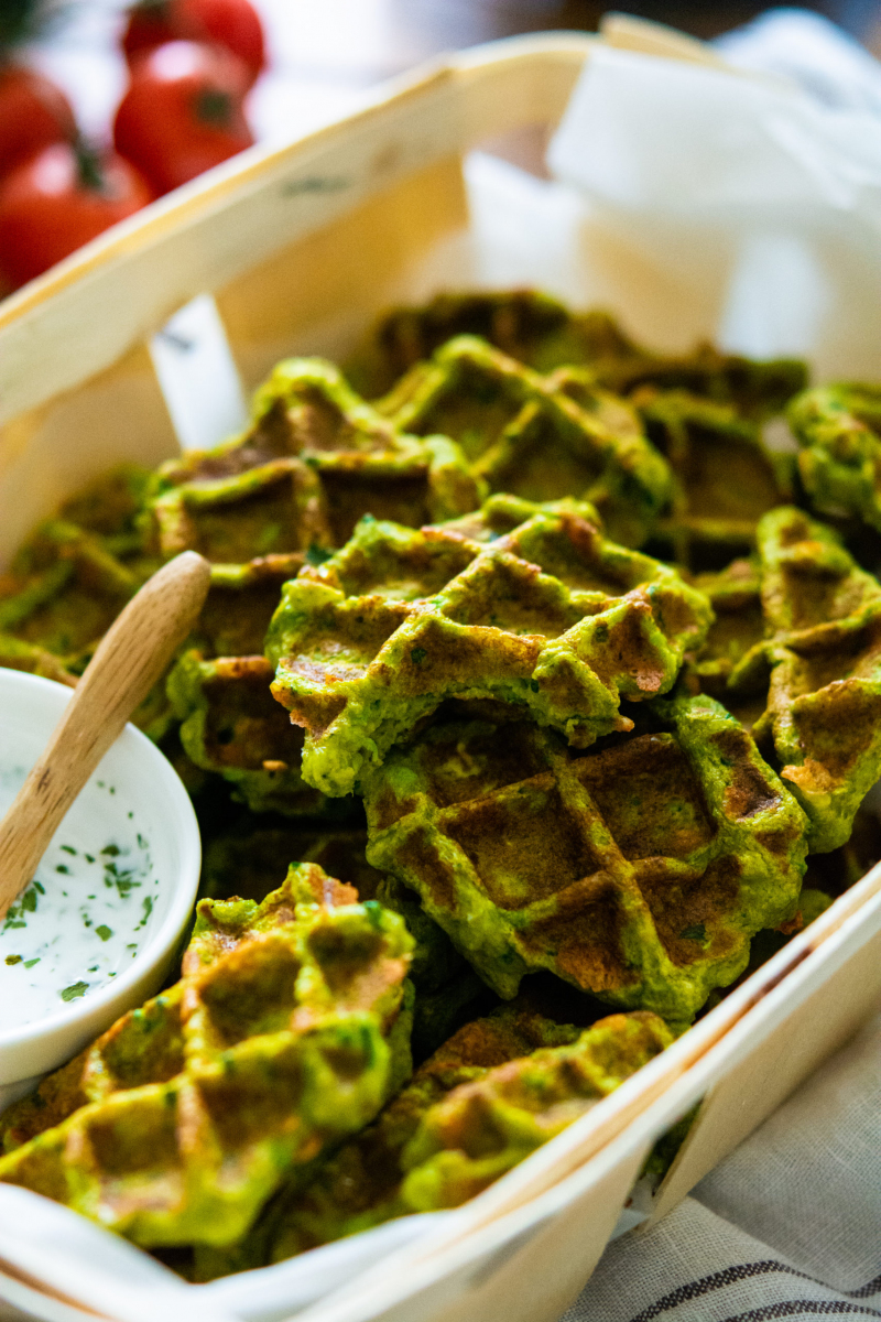 Recipe Green Vegetable Waffles - FRIJE