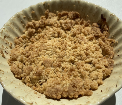 Recipe Apple crumble - FRIJE