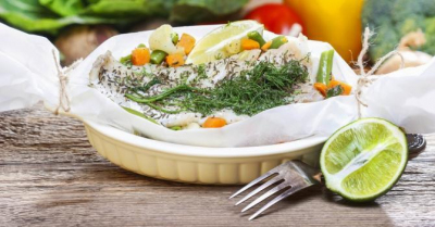 Recipe LEAN FISH PARCEL WITH BABY VEGETABLES - FRIJE