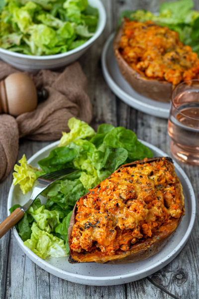 Recipe Stuffed Sweet Potato with Chicken - FRIJE