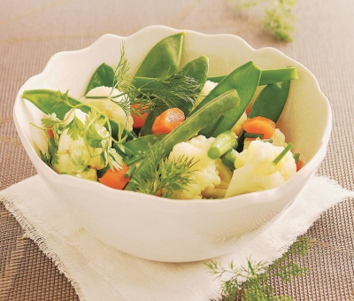 Recipe Steamed vegetables - FRIJE