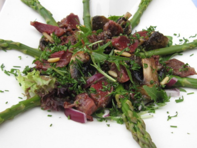 Recipe Duck gizzard salad - FRIJE